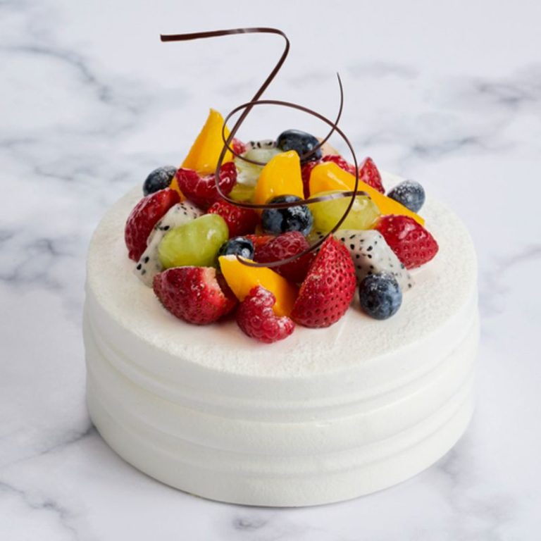 Mixed Fruit Cream Cake - The Royal Garden e-shop